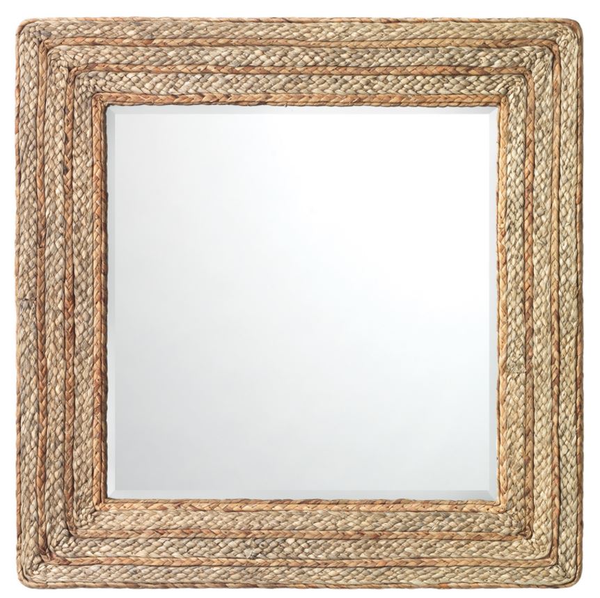Evergreen Square Braided Mirror – LouLous Decor