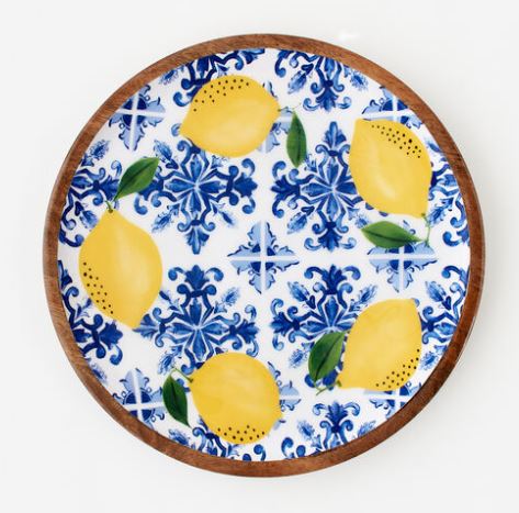 Lemons Round Tray – LouLous Decor